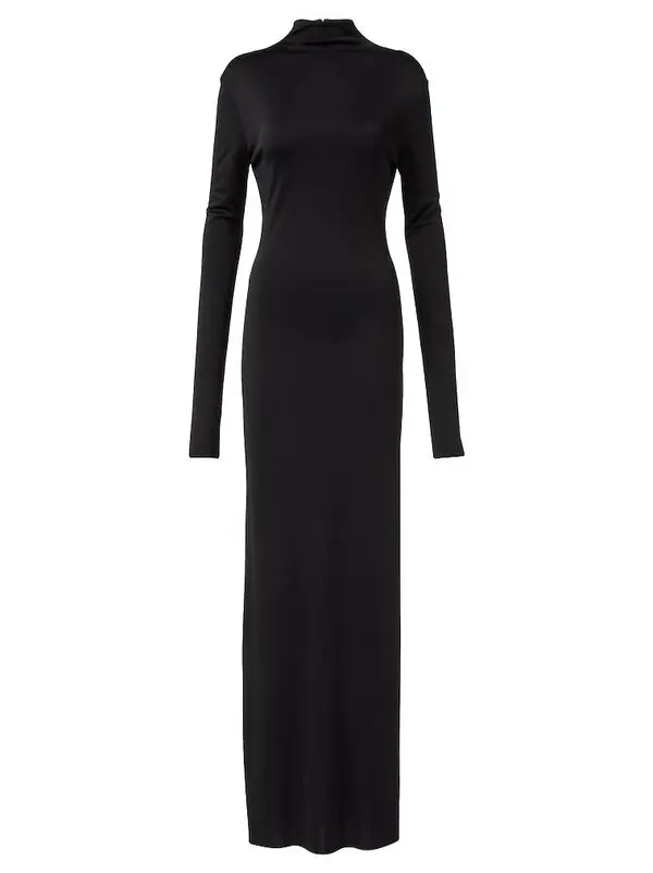 Khaite Norla Maxi Dress - Black