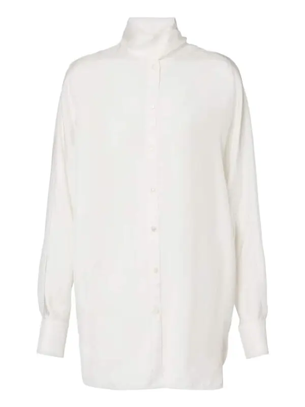 FERRAGAMO Tie-neck Blouse - White