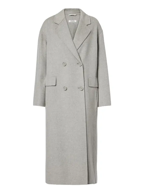 Max Mara Double-breasted Wool Coat - Grey