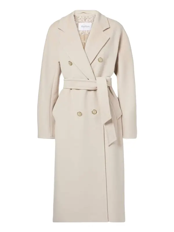 Max Mara Ticino Wool And Cashmere Coat - Beige