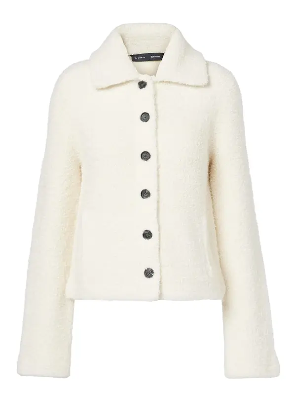 Proenza Schouler Sylvie Bouclé Jacket - White