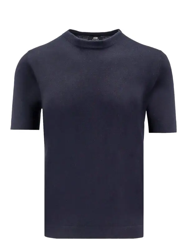 Alpha Studio Silk And Cashmere Sweater - Blue