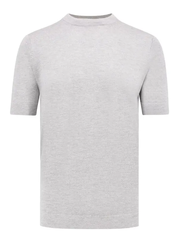 Alpha Studio Silk And Cashmere Sweater - Grey