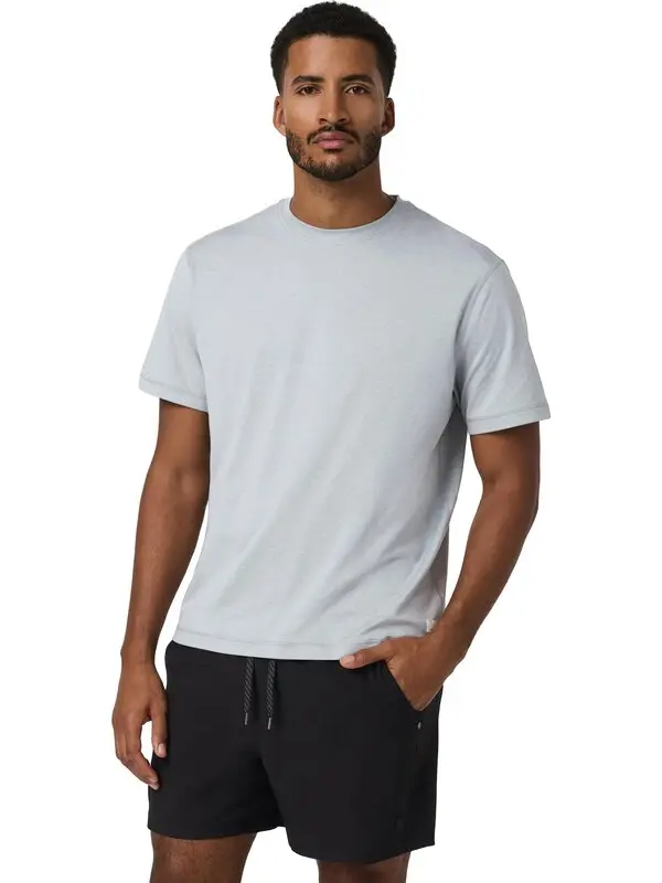 Vuori Short Sleeve Relaxed Fit T-shirt - Harbor Grey Heather