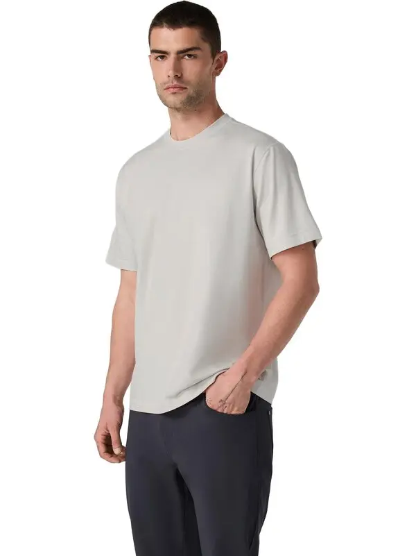 Vuori Short Sleeve Relaxed Fit T-shirt - Salt Heather