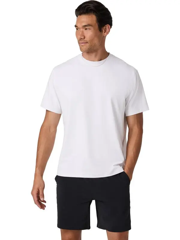 Vuori Short Sleeve Relaxed Fit T-shirt - White