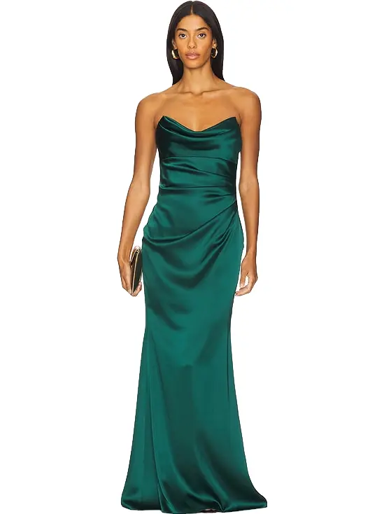 Katie May Taylor Gown - Rainforest Green