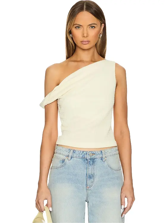 Rag & Bone Lou Off Shoulder Top - Ivory