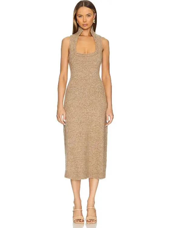 Cult Gaia Casey Knit Dress - Beach Melange