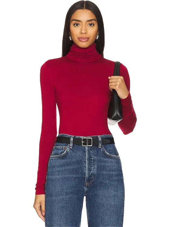 LOVERS AND FRIENDS Katie Turtleneck - Dark Red