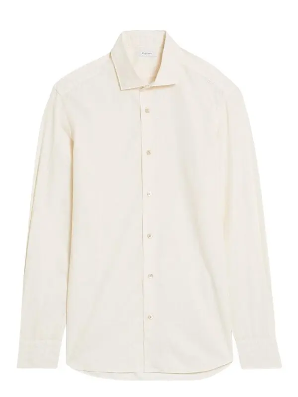 Boglioli Cottonjacquard Shirt - Cream