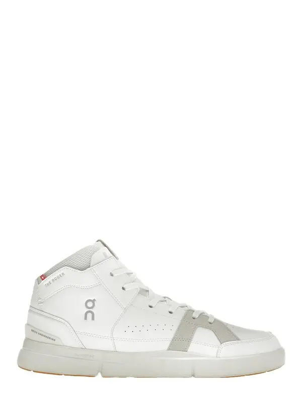 On The Roger Clubhouse Mid Sneakers - White/sand