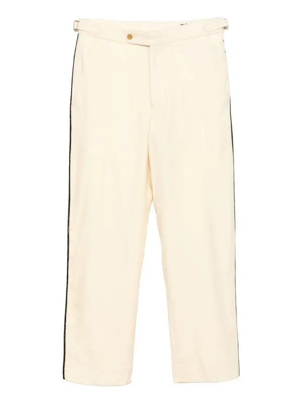 BODE Beaded Player Trousers - Neutrals