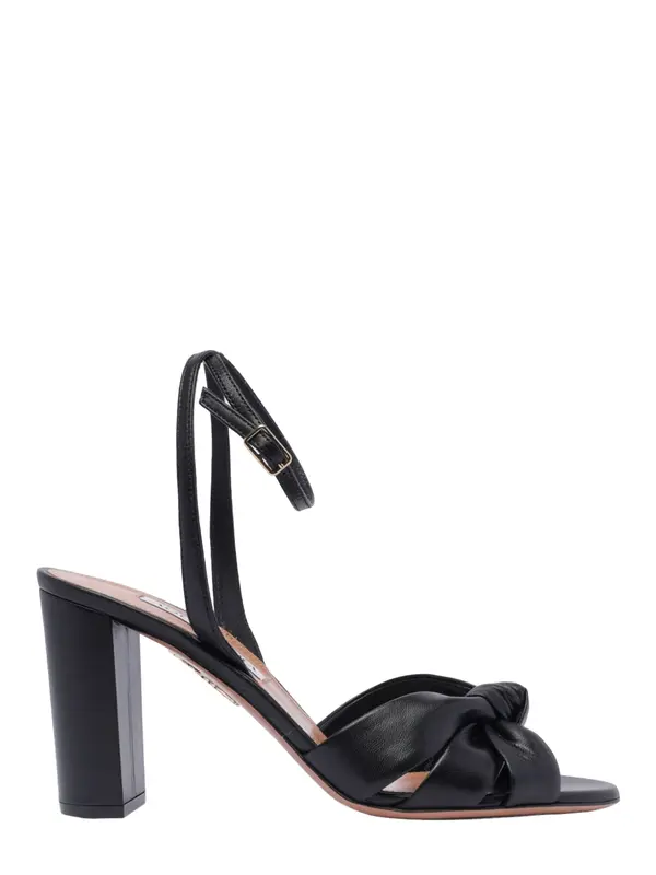 AQUAZZURA 85mm Nina Sandals - Black