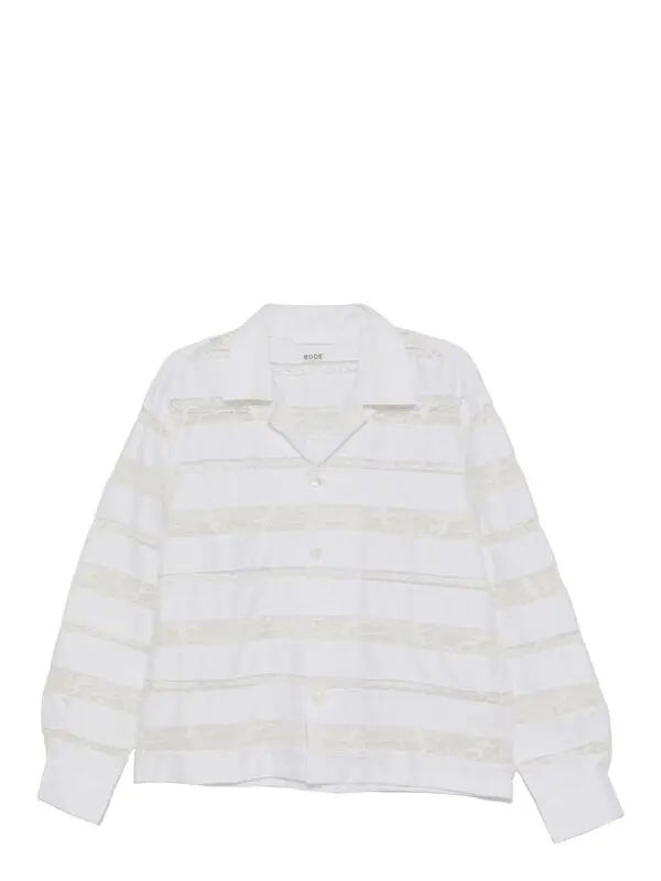 BODE Tennis Lace Shirt - White