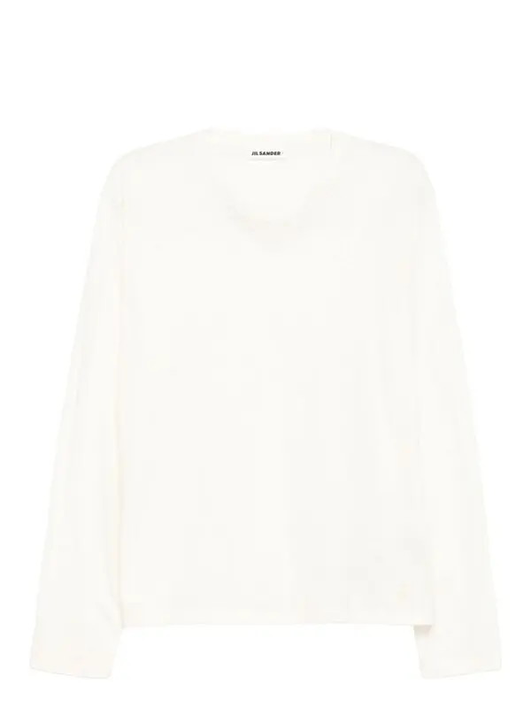 JIL SANDER Long-sleeved T-shirt - White