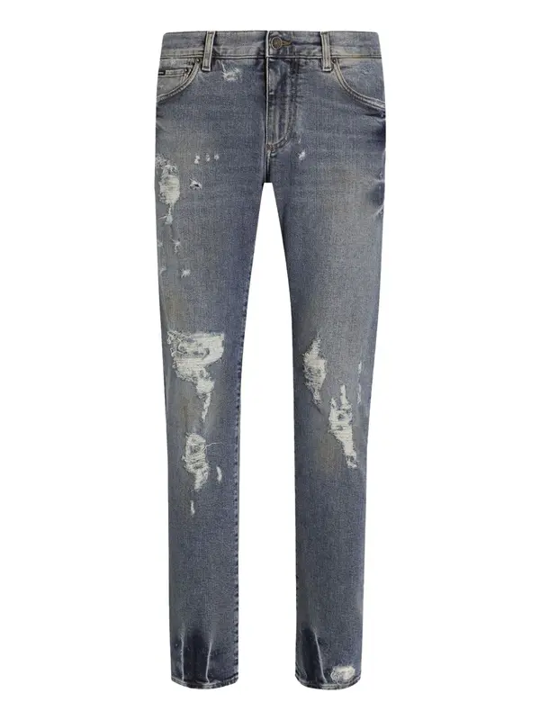 Dolce & Gabbana Ripped Jeans - Blue