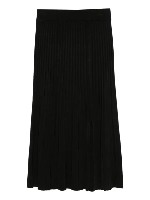 Dkny Ribbed Maxi Skirt - Black