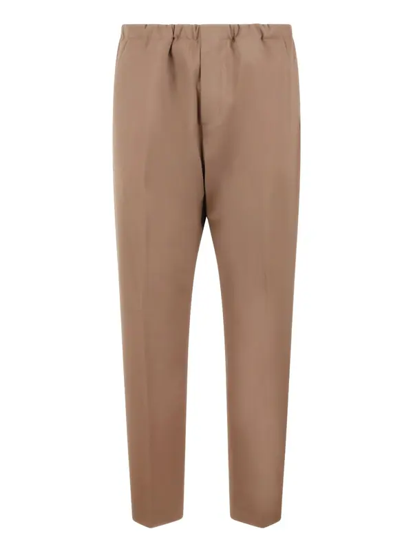 NINE:INTHE:MORNING Wool Trousers - Brown