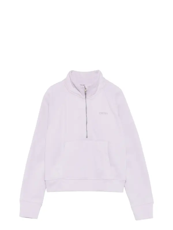 Dkny Logo-studded Pullover - Purple