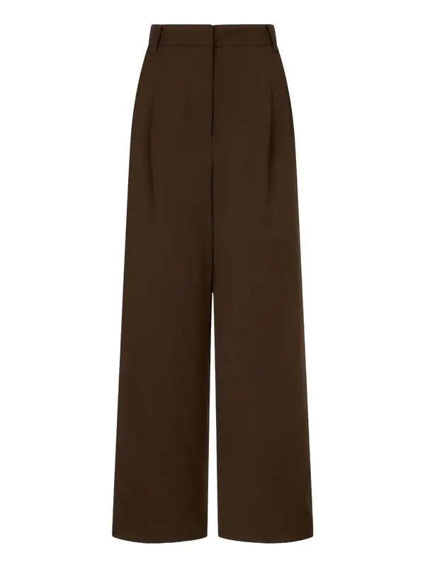 STUDIO TOMBOY Wide-leg Trousers - Brown