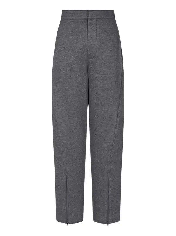STUDIO TOMBOY Mid-rise Tapered Trousers - Grey