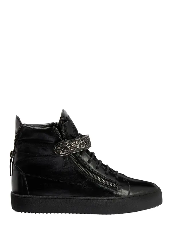 GIUSEPPE ZANOTTI Cony Deluxe High-top Sneakers - Black