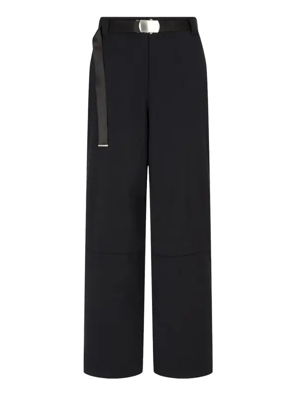 STUDIO TOMBOY Wool Belted Trousers - Black