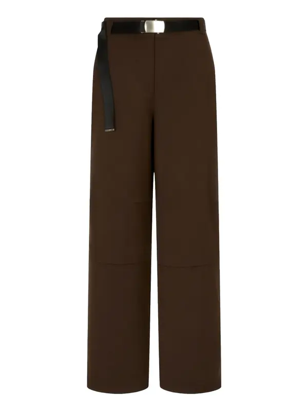 STUDIO TOMBOY Wool Belted Trousers - Brown