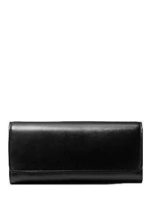 Michael Kors Cate Leather Clutch - Black