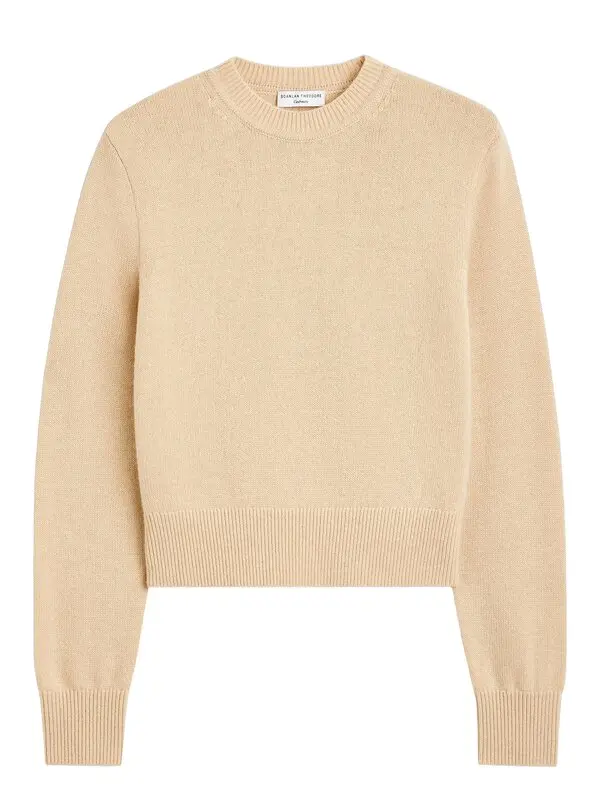 Scanlan Theodore Cashmere Crew Sweater - Oat
