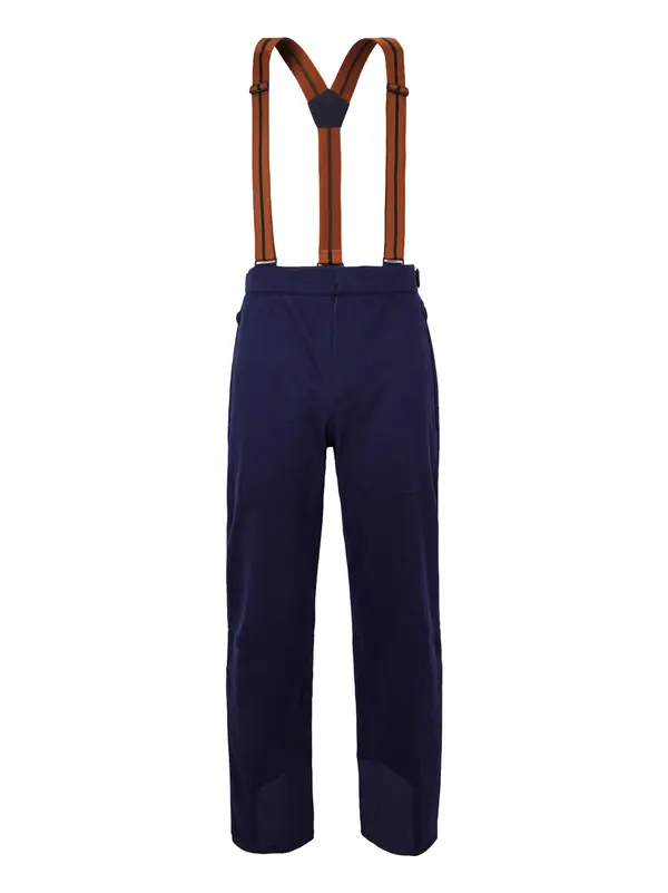 Zegna Straight-leg Cashmere Ski Salopettes - Blue