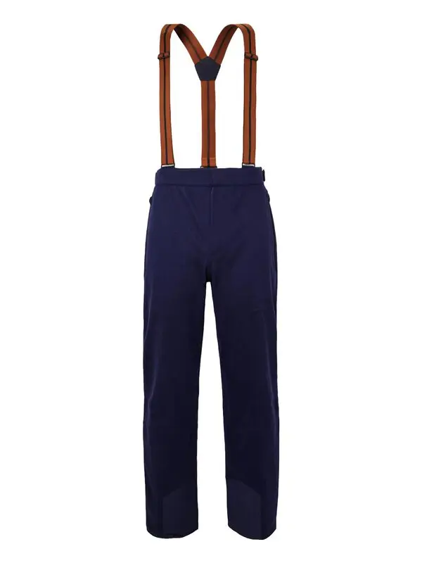 Zegna Straight-leg Cashmere Ski Salopettes - Blue