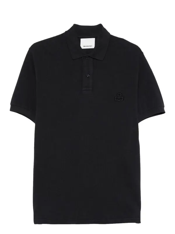 MARANT Afko Polo Shirt - Black