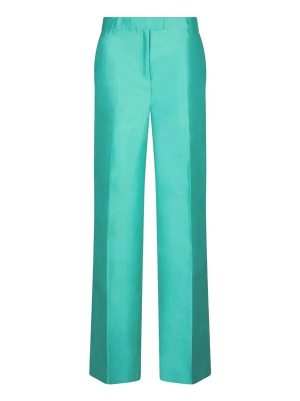 Liu Jo Shantung Trousers - Green