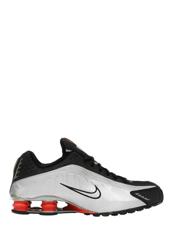 Nike Shox R4 Sneakers - Black/metallic Silver/max Orange