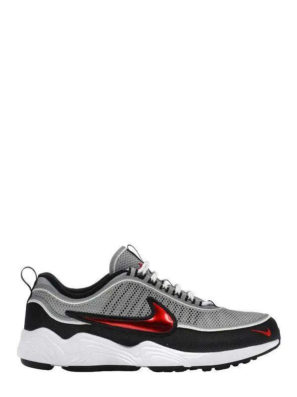 Nike Air Zoom Spiridon Og Sneakers - Metallic Silver/sport Red/black