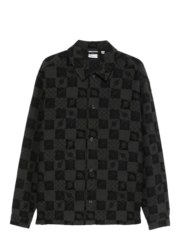 DAILY PAPER Membuti Chess Shirt - Black