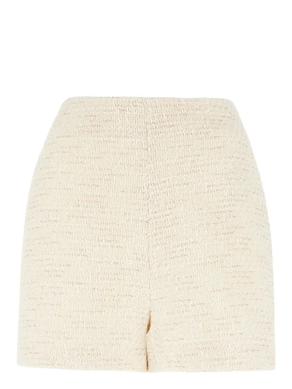 BALLANTYNE Bouclé Shorts - Neutrals