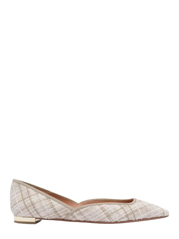 AQUAZZURA Maia Ballet Flats - Neutrals
