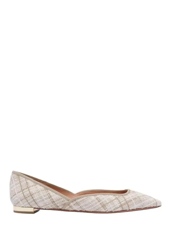 AQUAZZURA Maia Ballet Flats - Neutrals