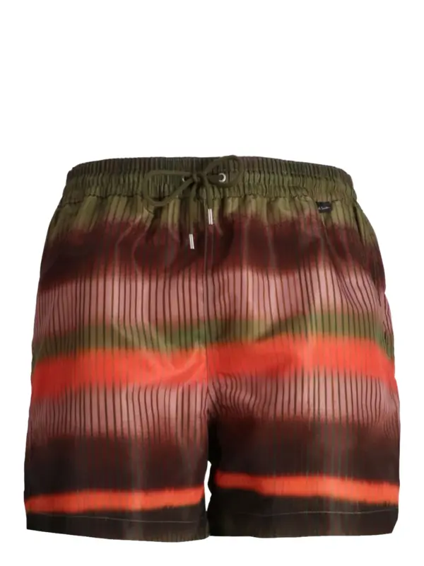 Paul Smith Striped Swim Shorts - Green