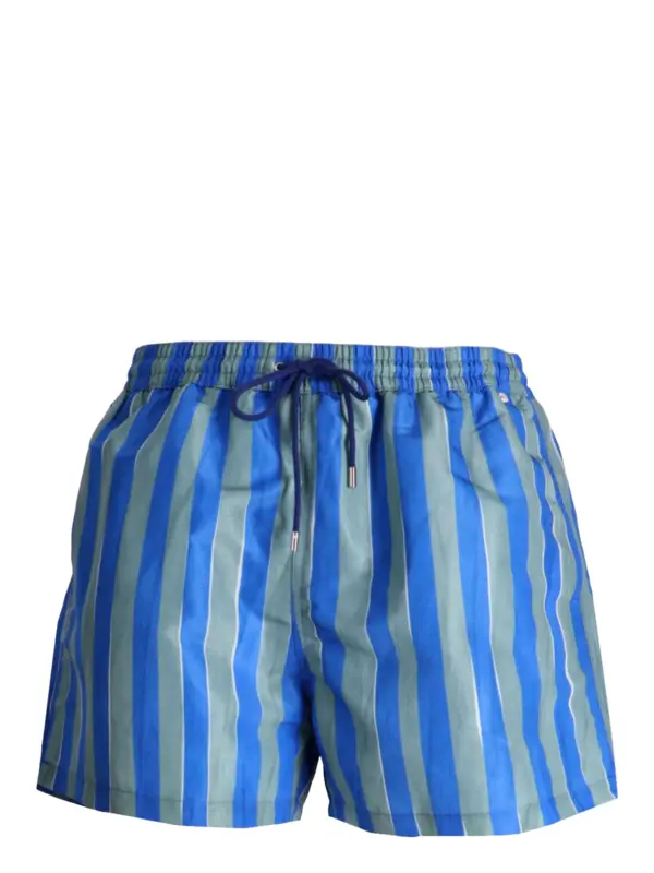 Paul Smith Striped Swim Shorts - Blue