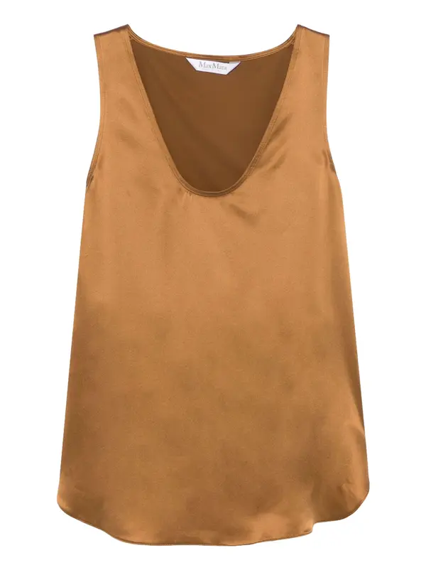 Max Mara Filly Top - Brown