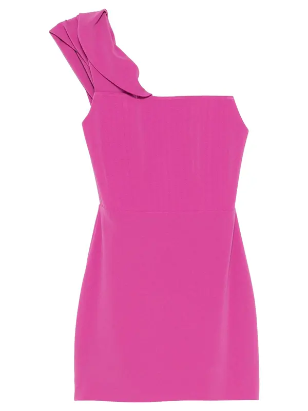 Alex Perry Crepe Corset Maxi Dress - Pink