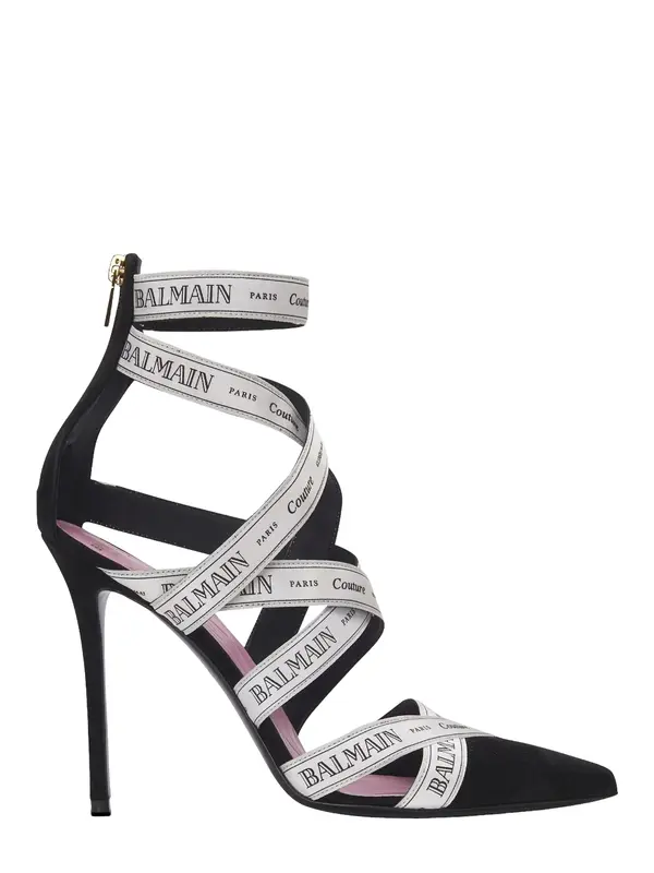Balmain Couture Ribbon Pumps - Black