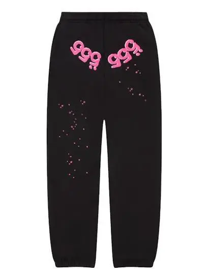 SP5DER Angel Number Sweatpant - Black