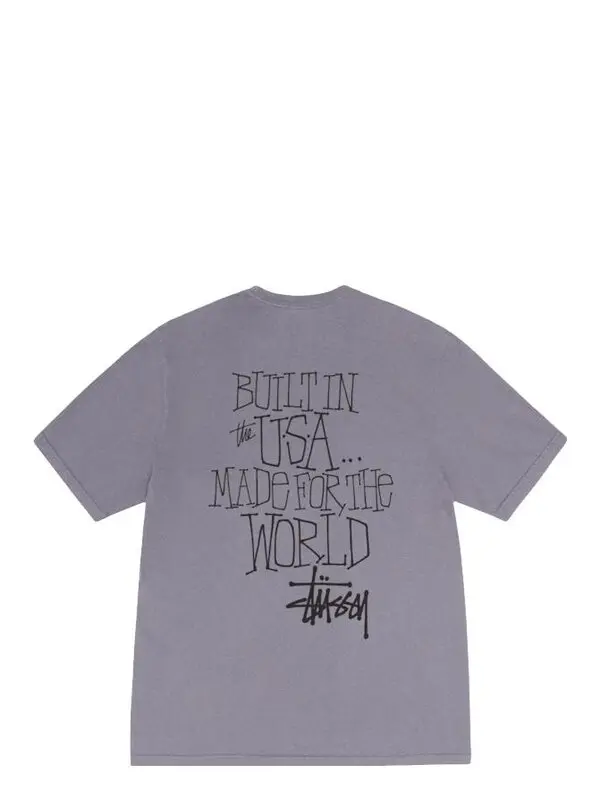 StÜssy Built In Usa Pigment Dyed Tee Shirt - Shark
