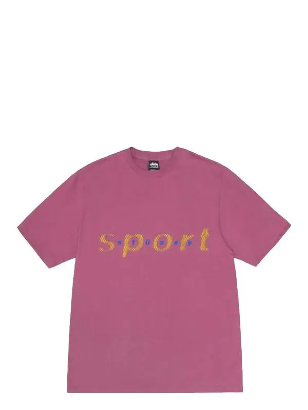 StÜssy Dot Sport T-shirt - Berry