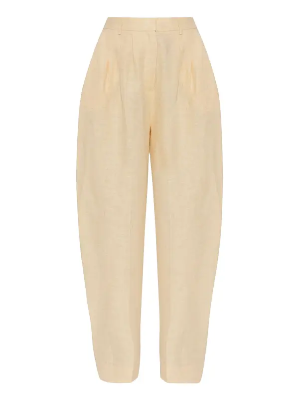 Posse Tailored Tapered Trousers - Neutrals